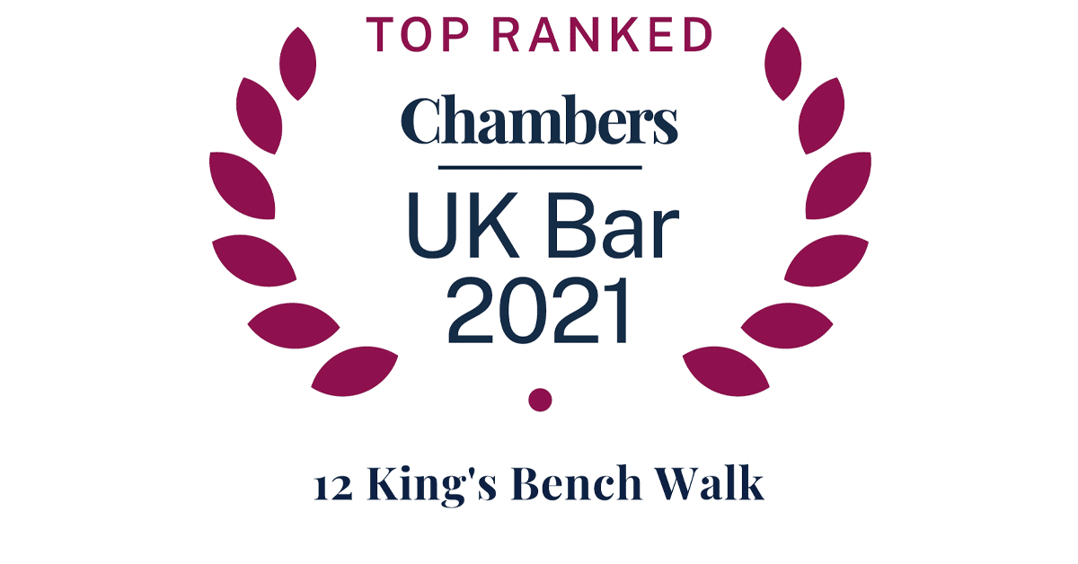 12KBW’s success in the latest edition of Chambers UK Bar 2021 | 12 King ...
