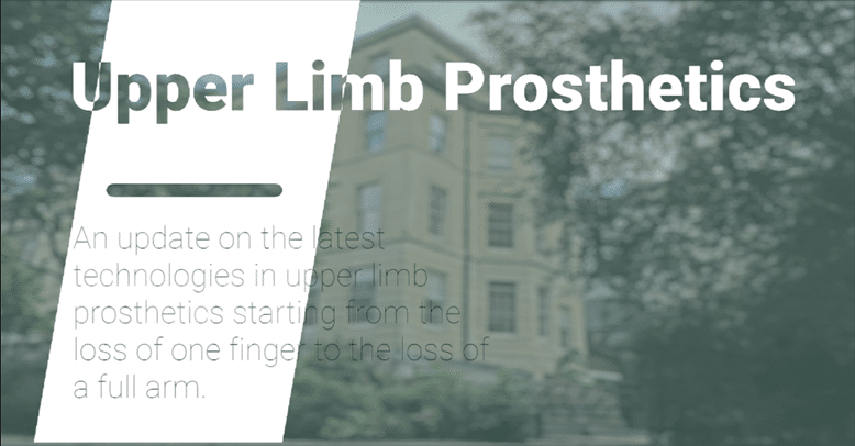 Upper Limb Prosthetics | 12 King's Bench Walk