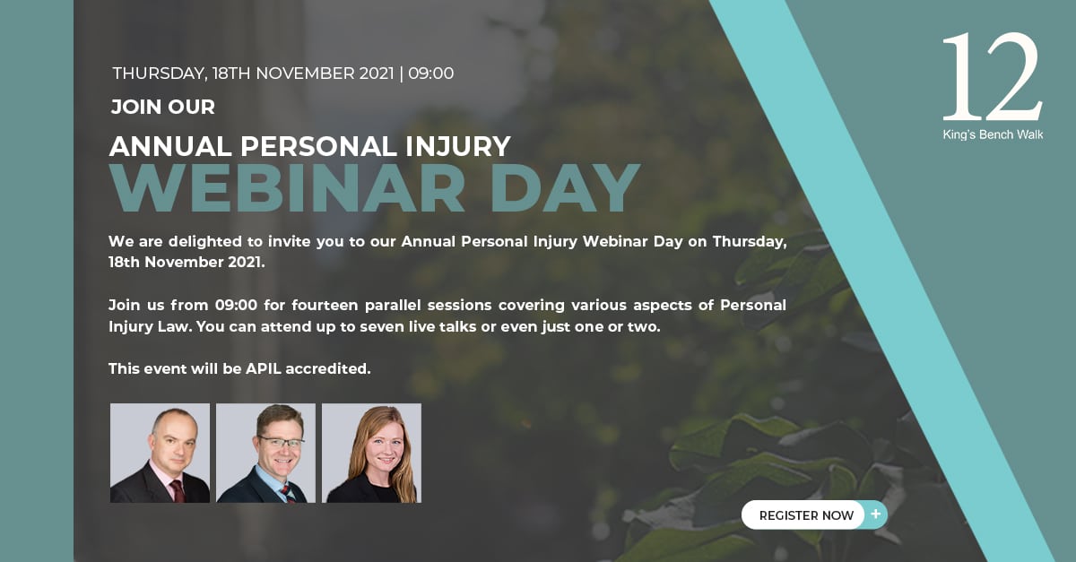 Annual PI Webinar Day 2021 | 12 King's Bench Walk