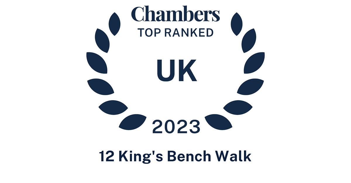 12KBW’s success in the latest edition of Chambers UK Bar | 12 King's ...