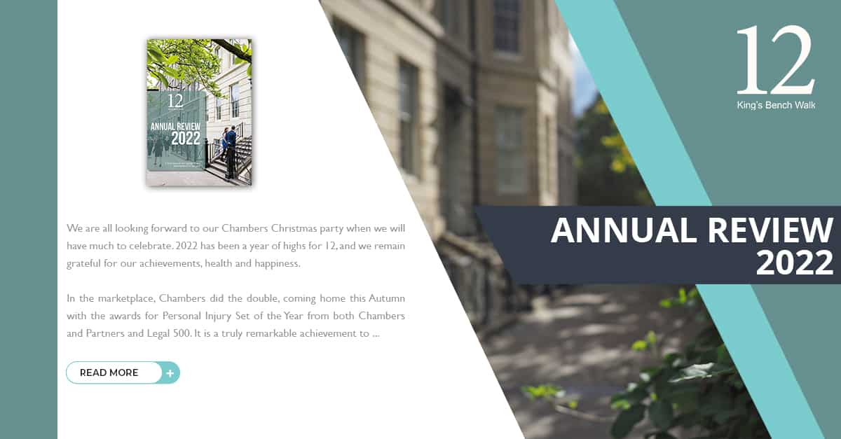 12KBW Annual Review 2022 | 12 King's Bench Walk