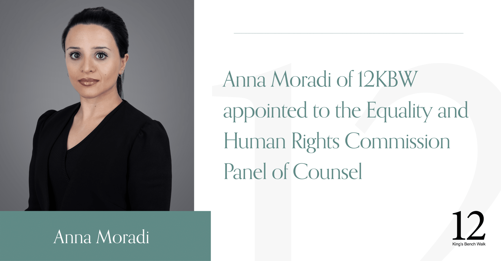 Annahita Moradi appointed to the Equality and Human Rights Commission ...