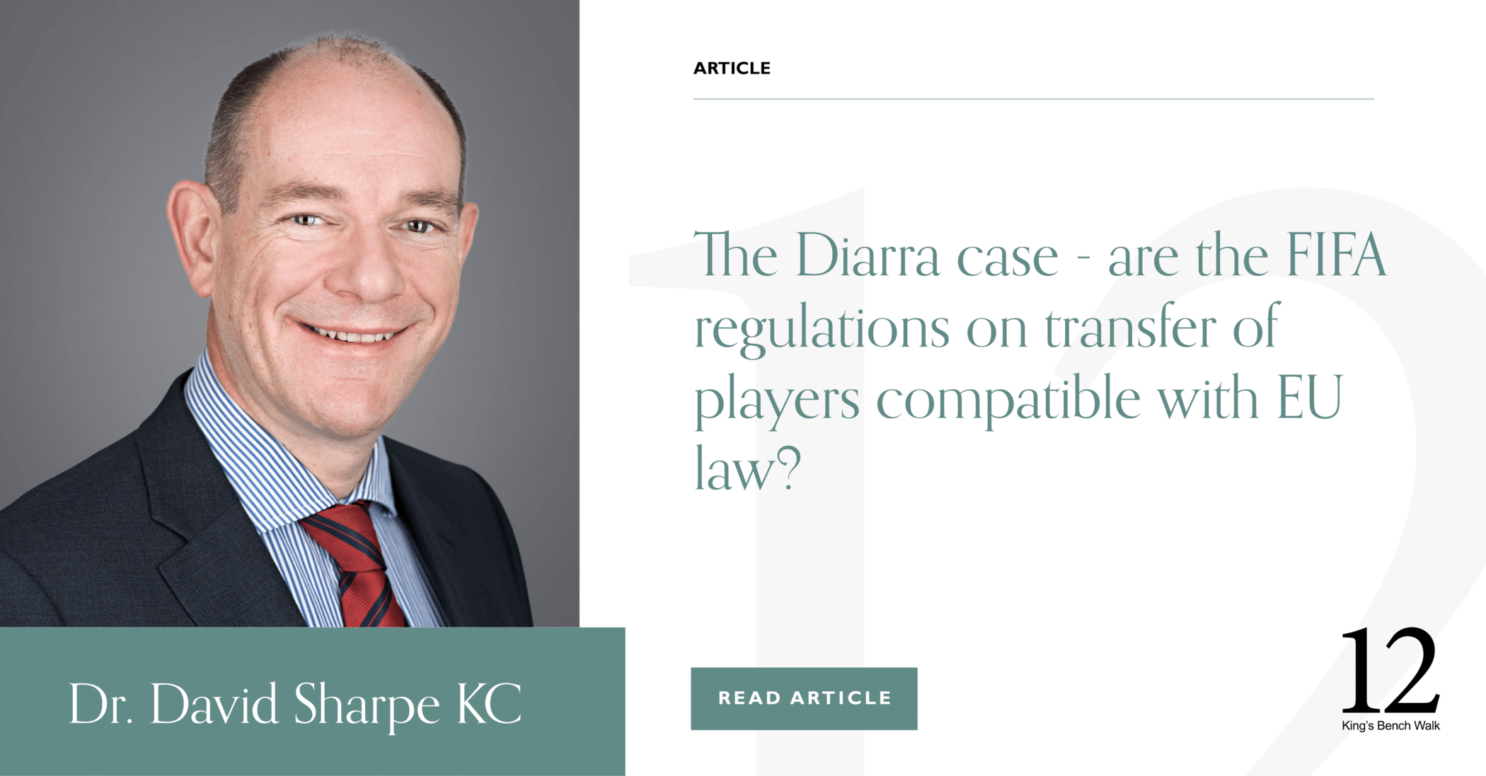 The Diarra case - are the FIFA regulations on transfer of players ...