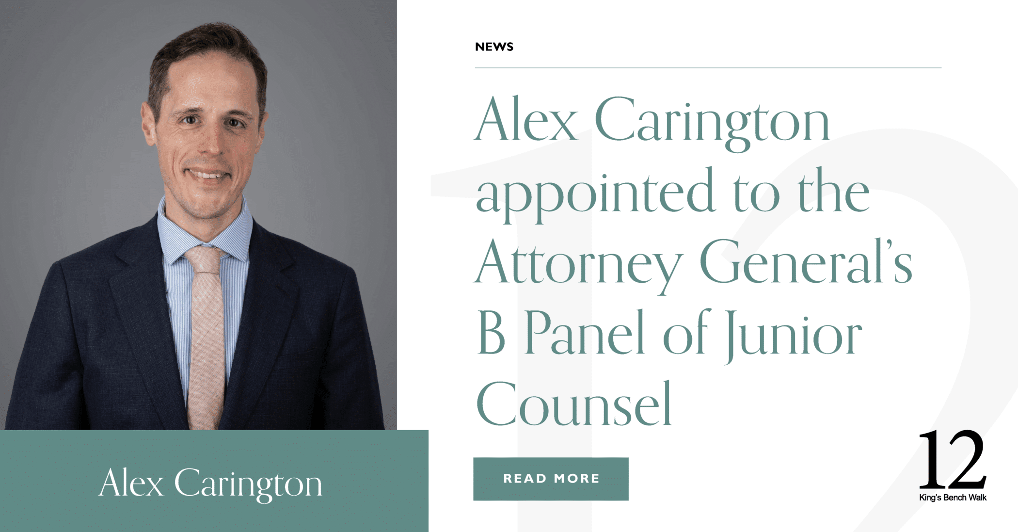 Alex Carington appointed to the Attorney General’s B Panel of Junior ...