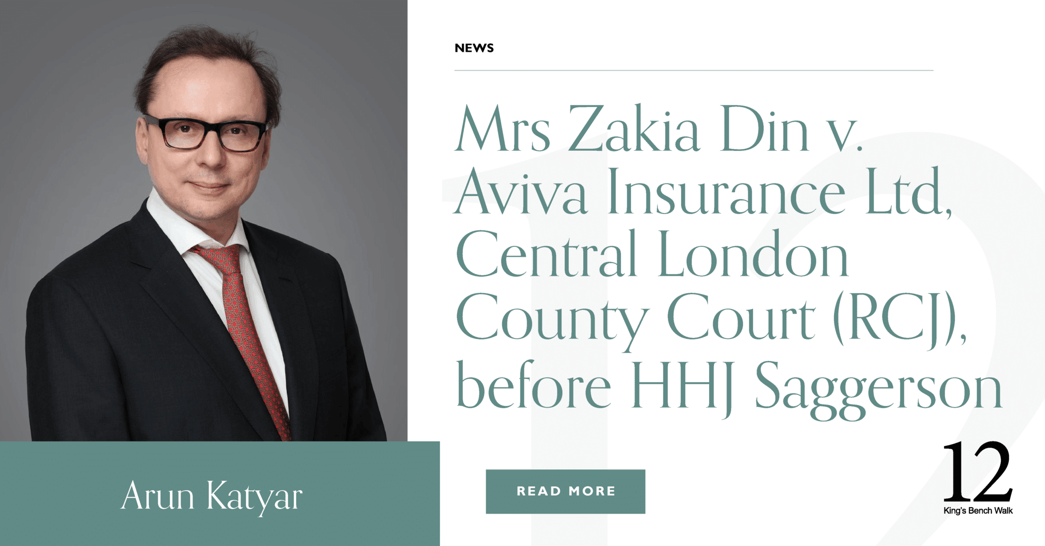 Mrs Zakia Din v. Aviva Insurance Ltd, Central London County Court (RCJ ...
